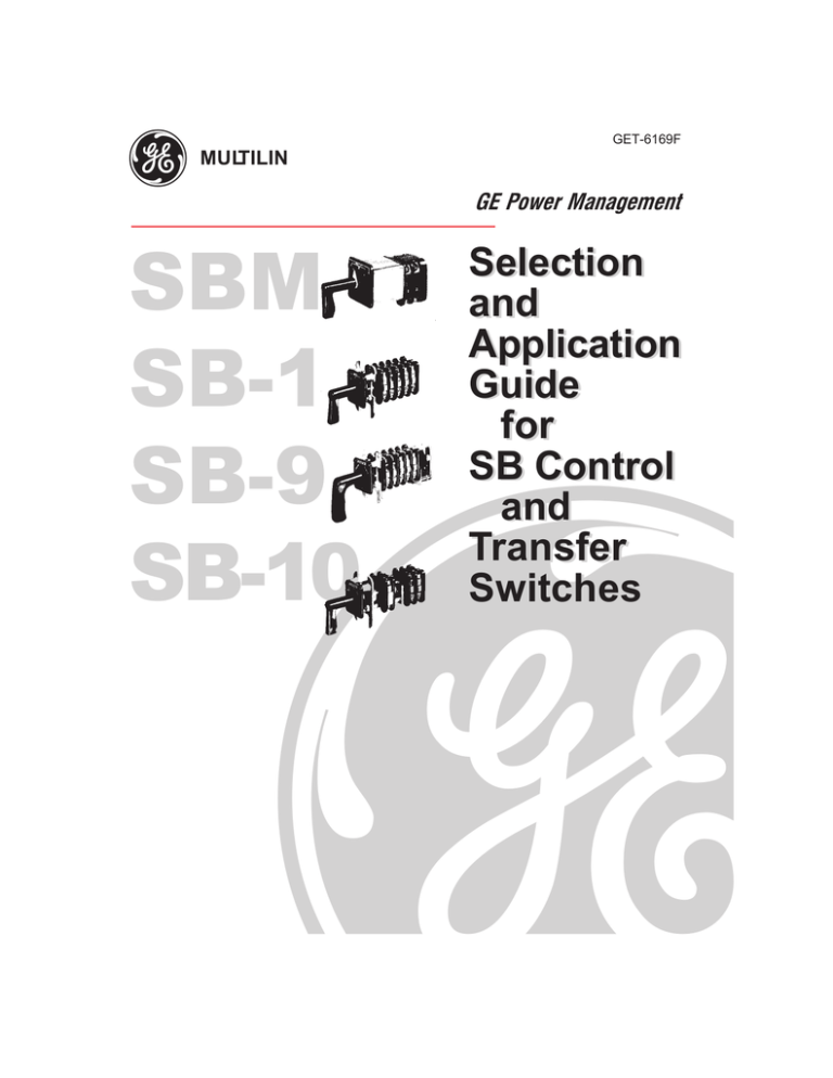 SB Control & Transfer Switch Selection Guide | GE Power