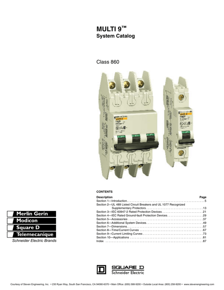 New MULTI 9 UL 489 Rated Protectors