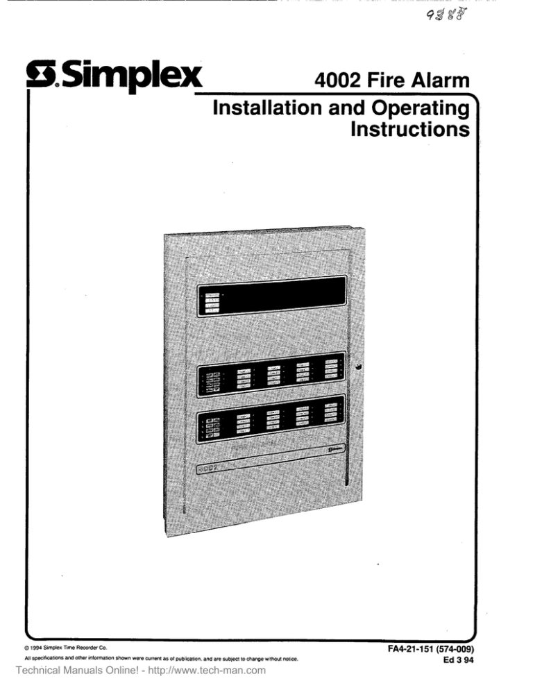 Simplex - Fire Alarm Resources