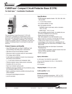 BUSSMANN CUBEFuse SERIES