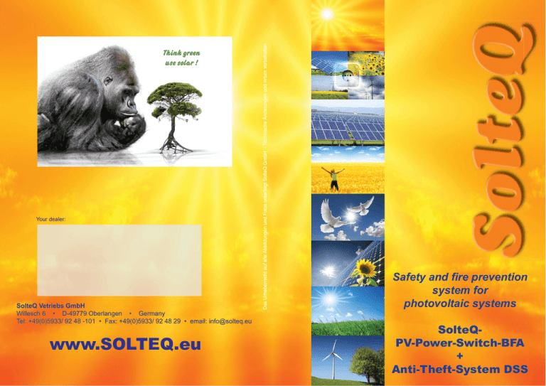 Installing the SolteQ-Power-Switch-BFA-Box