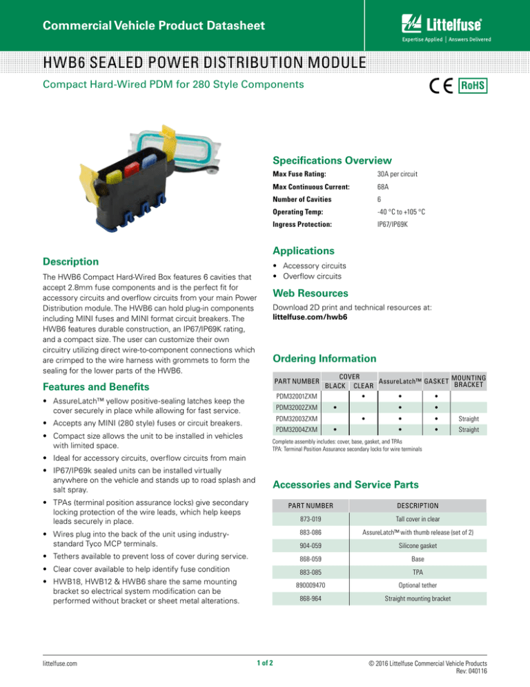 Datasheet - Littelfuse