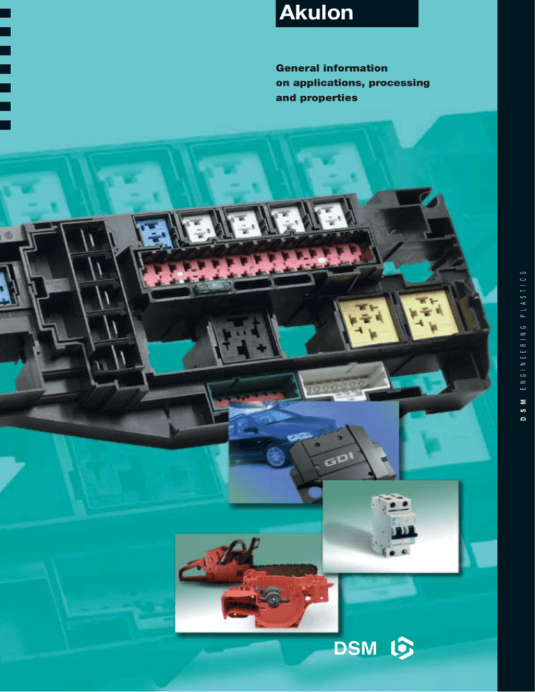 Akulon Polyamide Engineering Plastic Brochure