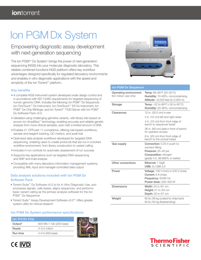 Ion PGM Dx System: Next-Gen Sequencing for Diagnostics