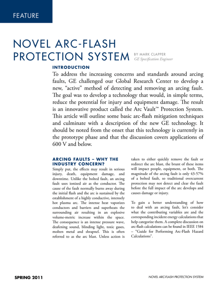 Novel Arc-FlAsh ProtectioN system