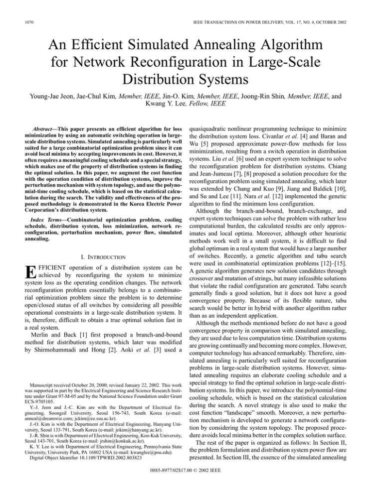 An Efficient Simulated Annealing Algorithm For