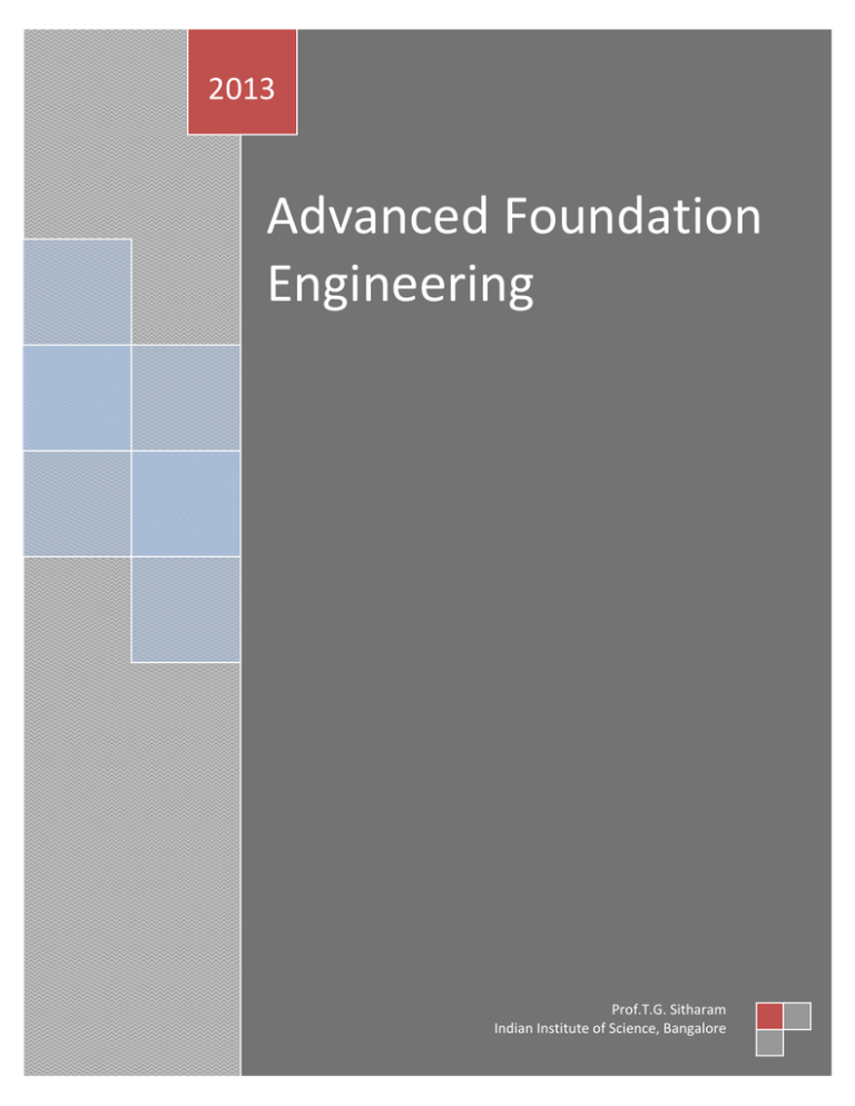 Advanced Foundation Engineering