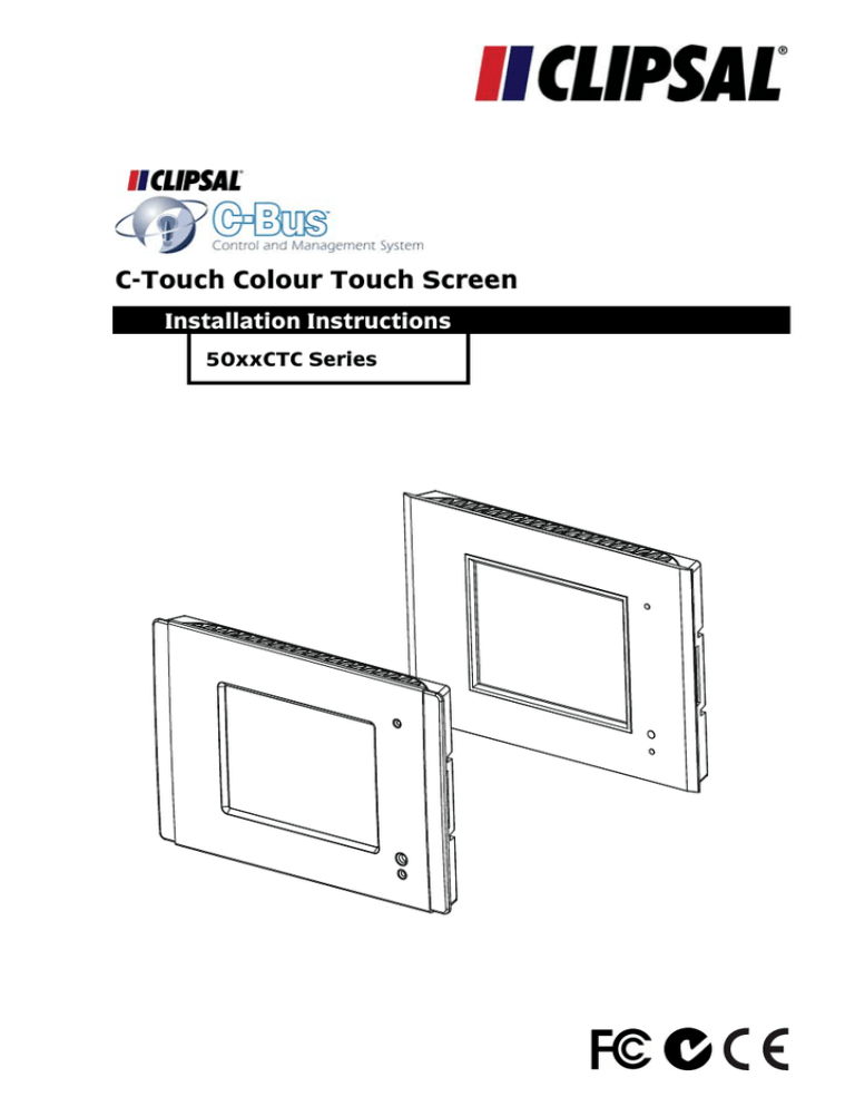 C-Touch Colour Touch Screen