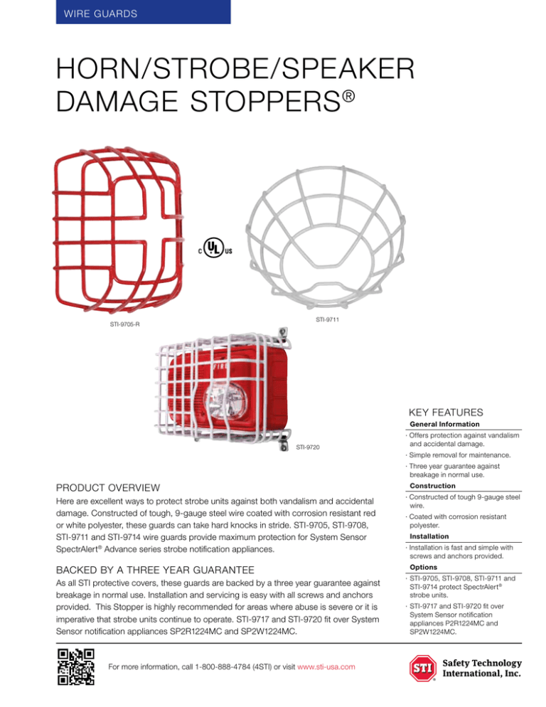 hORn/STRObE/SPEAKER DAMAGE STOPPERS