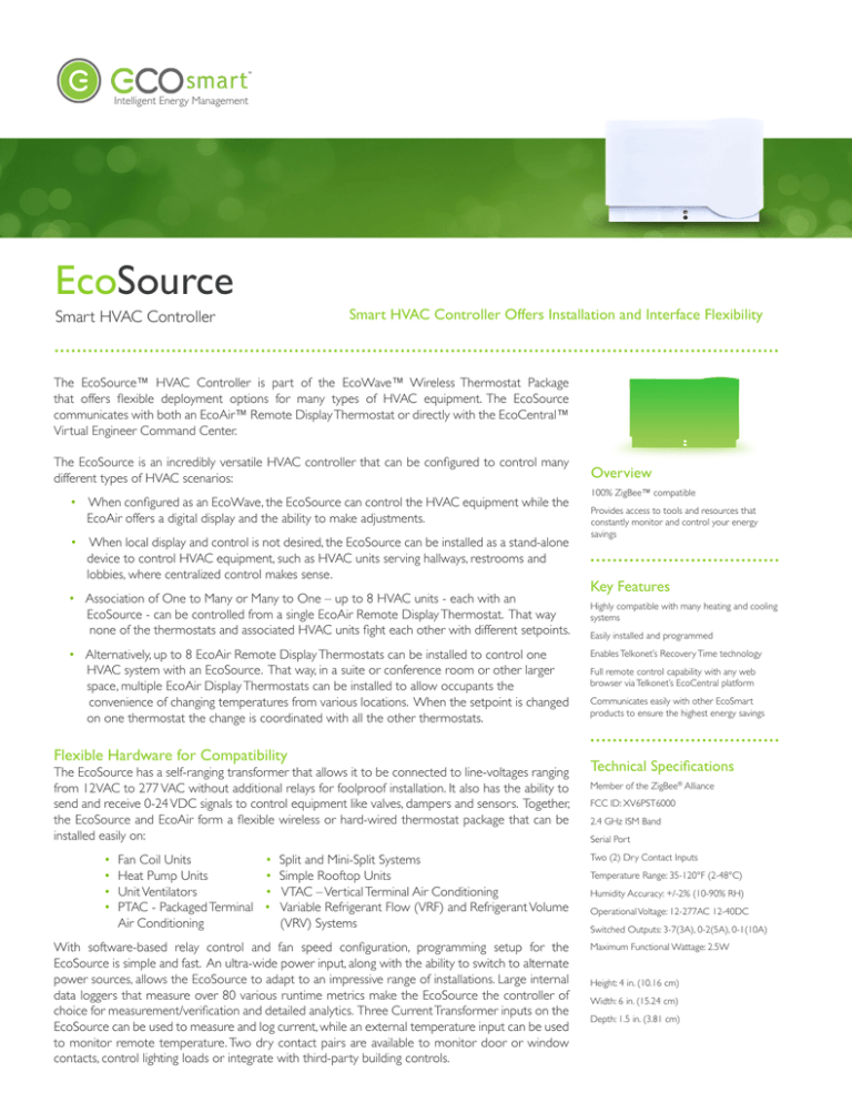 EcoSource - Telkonet