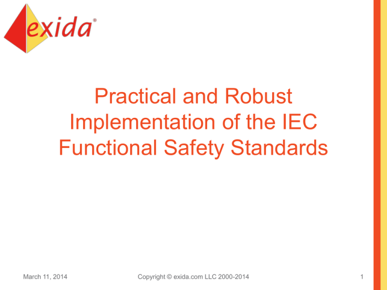 IEC Functional Safety Standards Implementation