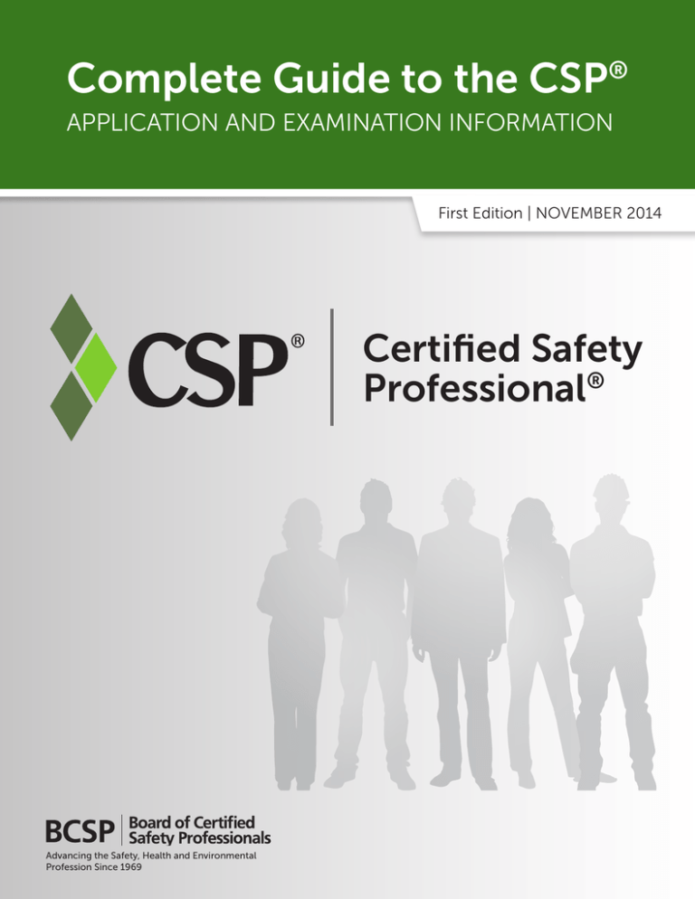 CSP Certification Guide: Application & Exam Information
