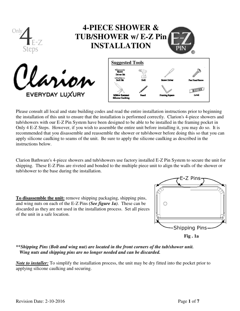 Installation Instructions