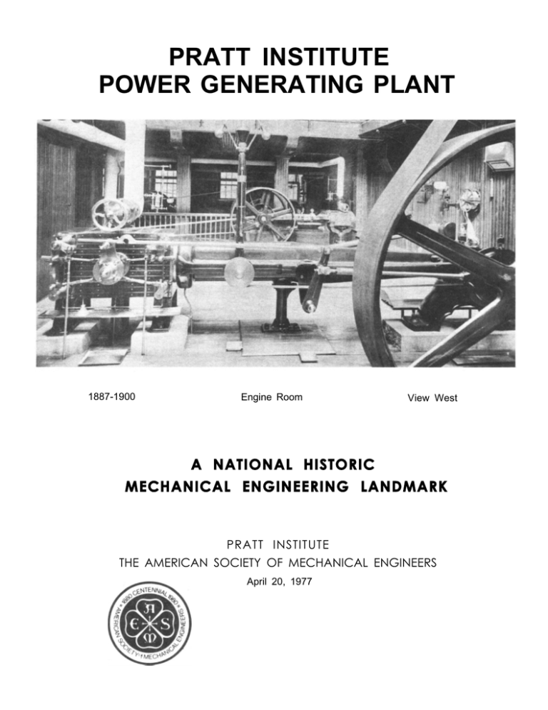 pratt institute power generating plant - asme