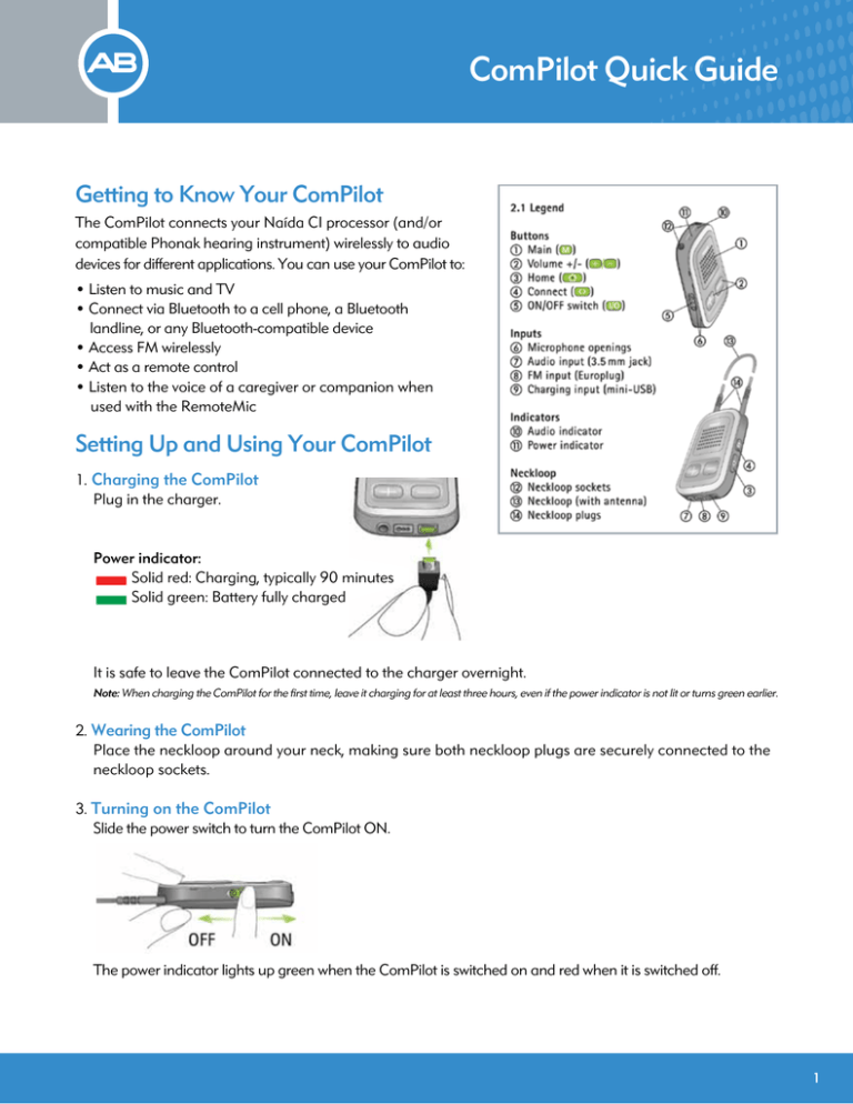 ComPilot Quick Guide: Setup & Usage Instructions
