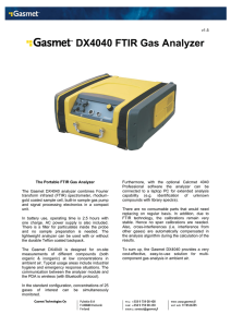 GASMET Dx4040 Technical Data