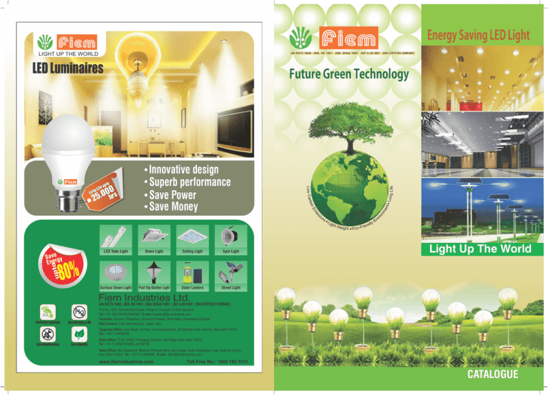 Energy Saving LED Light