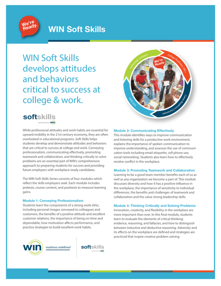 WIN Soft Skills: College & Career Readiness Program