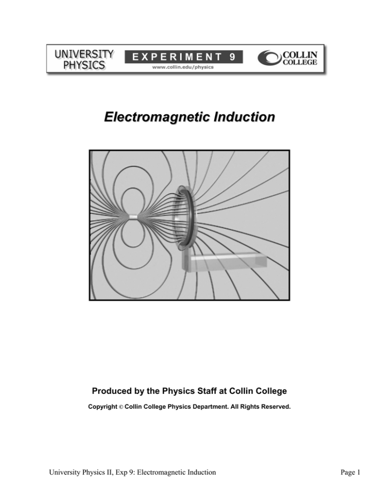 Electromagnetic Induction Lab Experiment - Physics