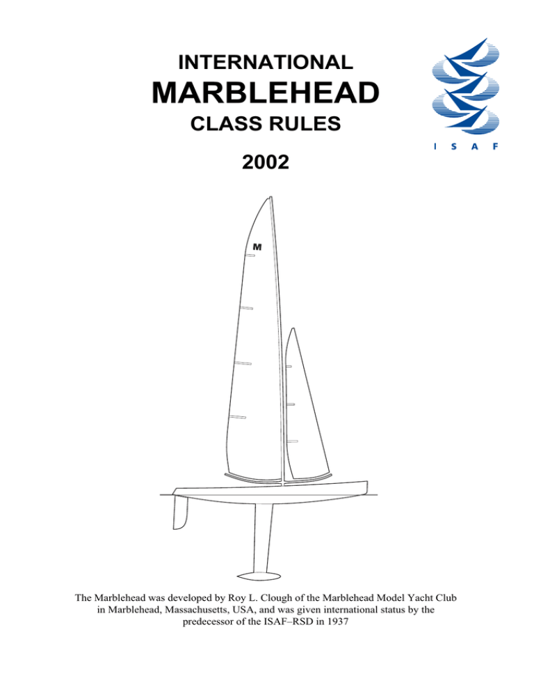 Marblehead Class Rules