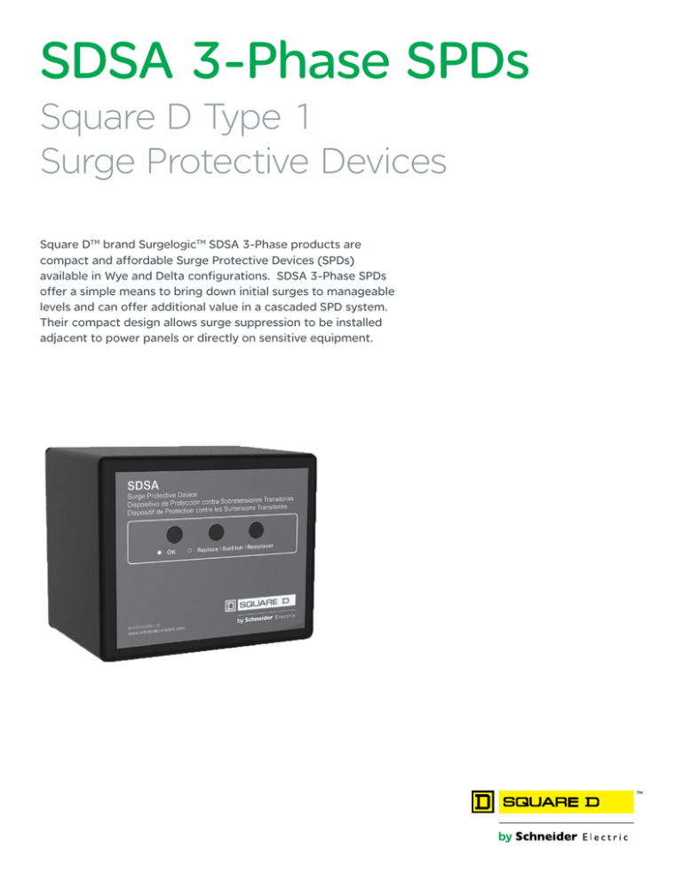 SDSA 3-Phase SPDs