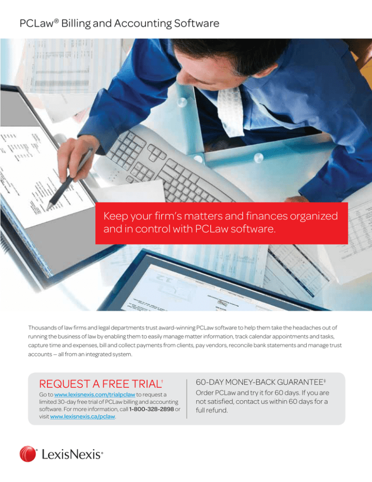 PCLaw Billing and Accounting Software
