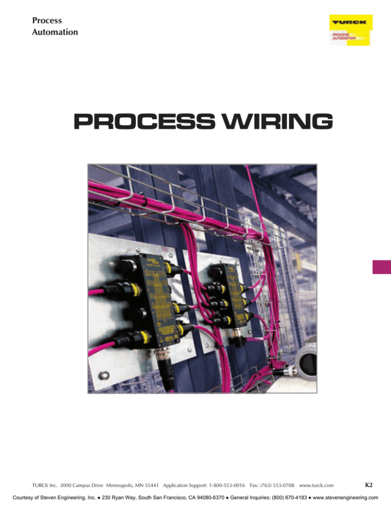 TURCK Process Wiring Solutions Catalog