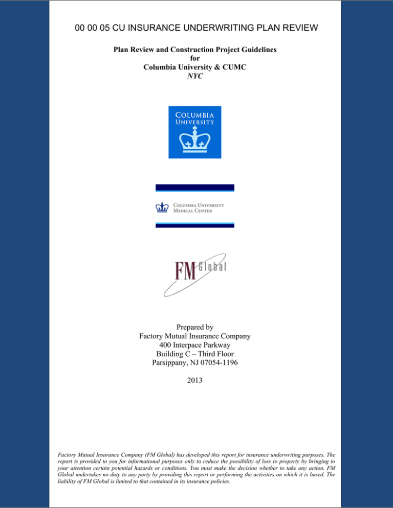 CU Insurance Underwriting Plan Review