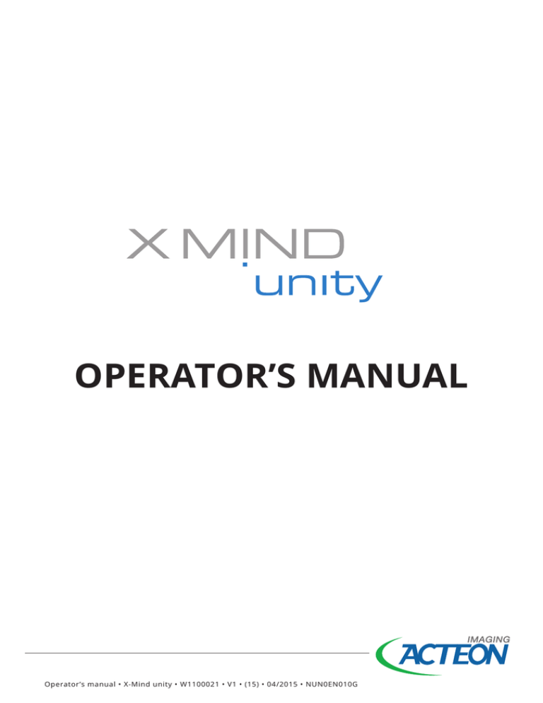 operator`s manual