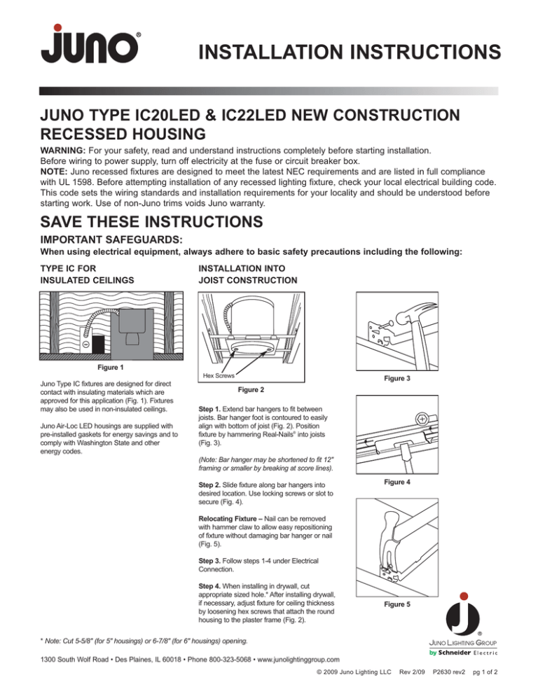 installation instructions