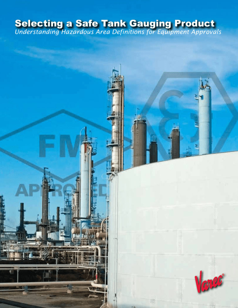 Selecting a Safe Tank Gauging Product