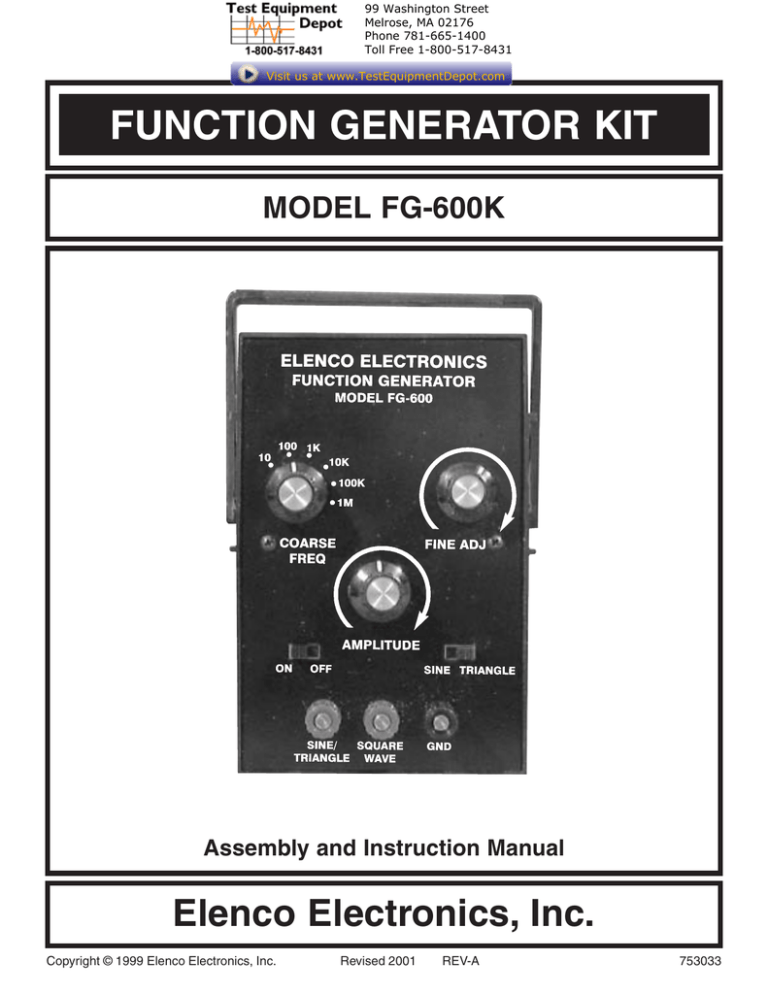 FUNCTION GENERATOR KIT
