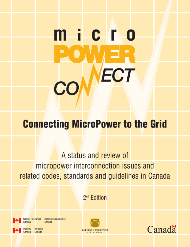 Connecting MicroPower to the Grid