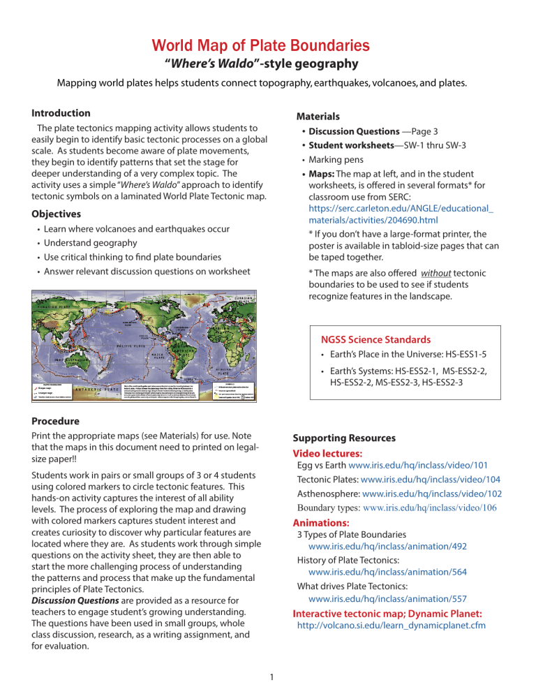 world map plate boundaries.v3