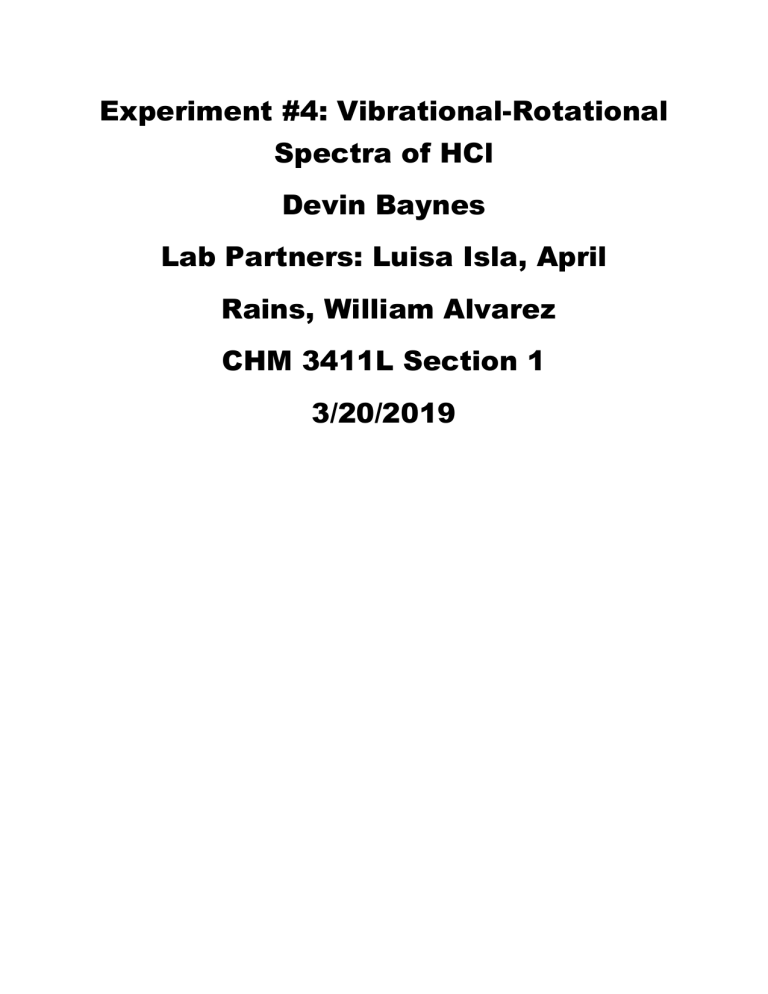 PChem 2 experiment 4