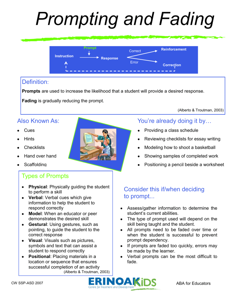 prompting and fadingtguide