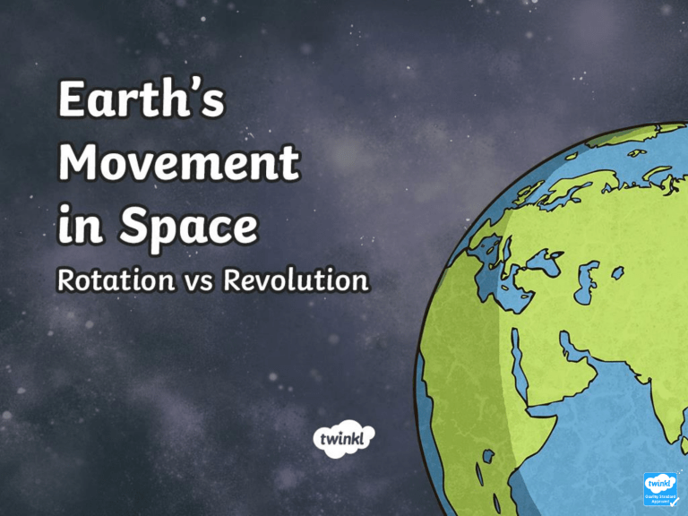 earth's movement