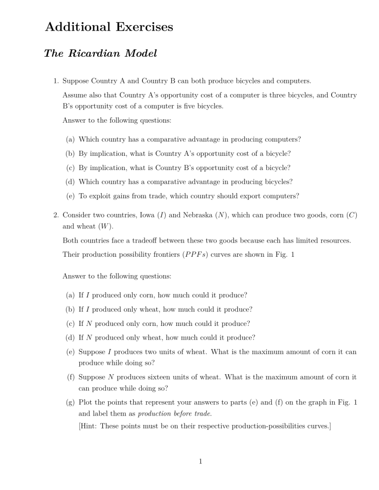 additional exercises