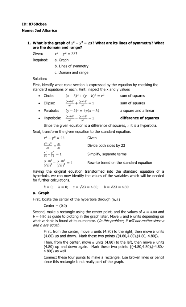 Math Problems