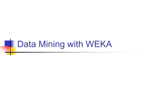 Building a Decision trees using WEKA TOOL