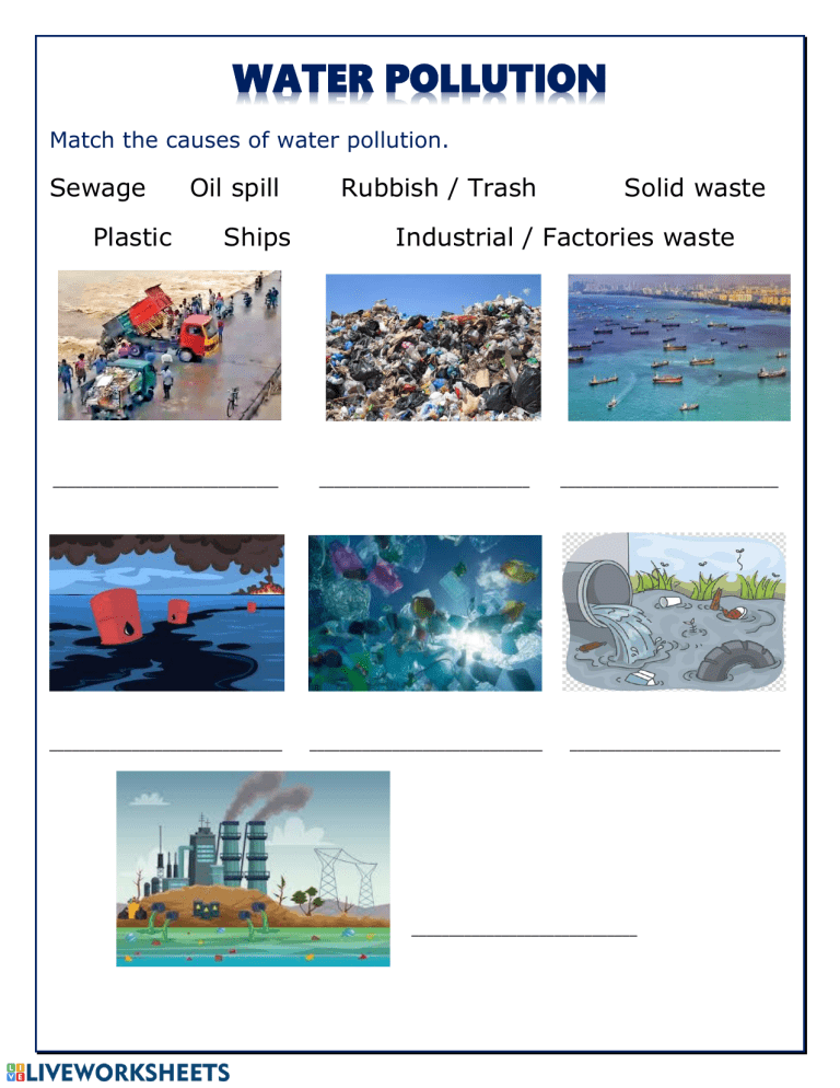 water pollution