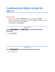 Boolean Algebra Worksheet: Simplify Expressions & Draw Networks