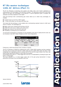 The electric motor Worksheet