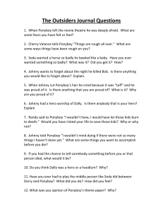 Outsiders Study Questions Chapter 4