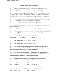 Pre-Titration Lab Quiz: Acid-Base Chemistry