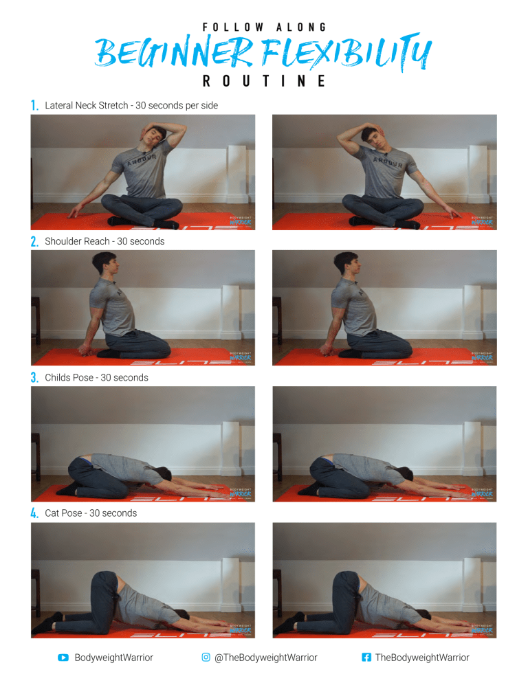Beginner Flexibility Routine: Follow Along Guide