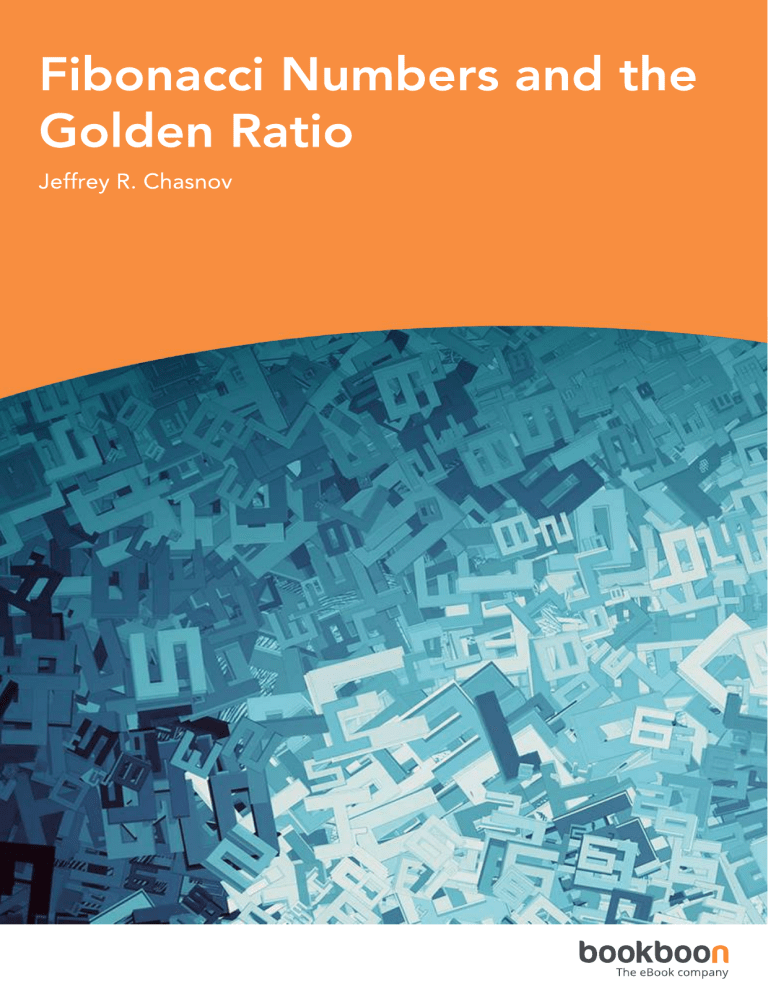 Fibonacci Numbers and the Golden Ratio Jeffrey R. Chasnov-unlocked ...