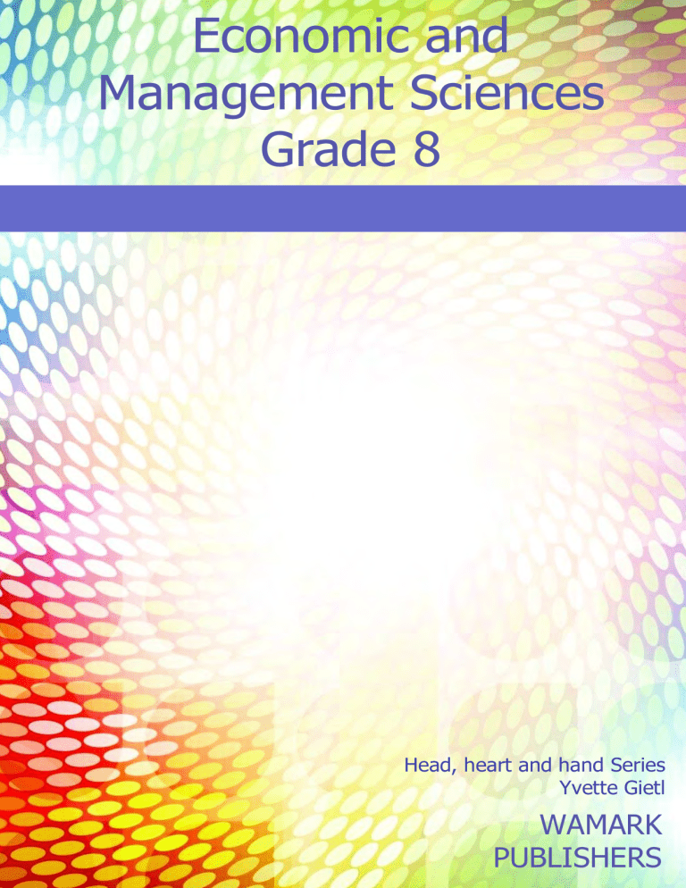 Economic & Management Sciences Grade 8 Textbook