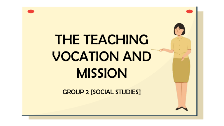 Teaching Vocation and Mission Presentation