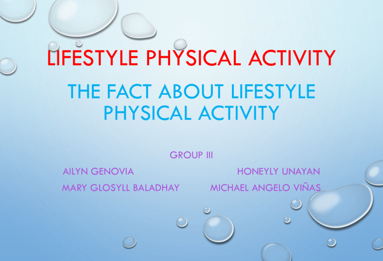 Lifestyle Physical Activity: Definition & Examples